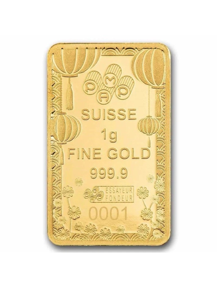 2025 PAMP Suisse 1 Gram Lucky Cat Good Luck Gold Bar ~ Brand New ...