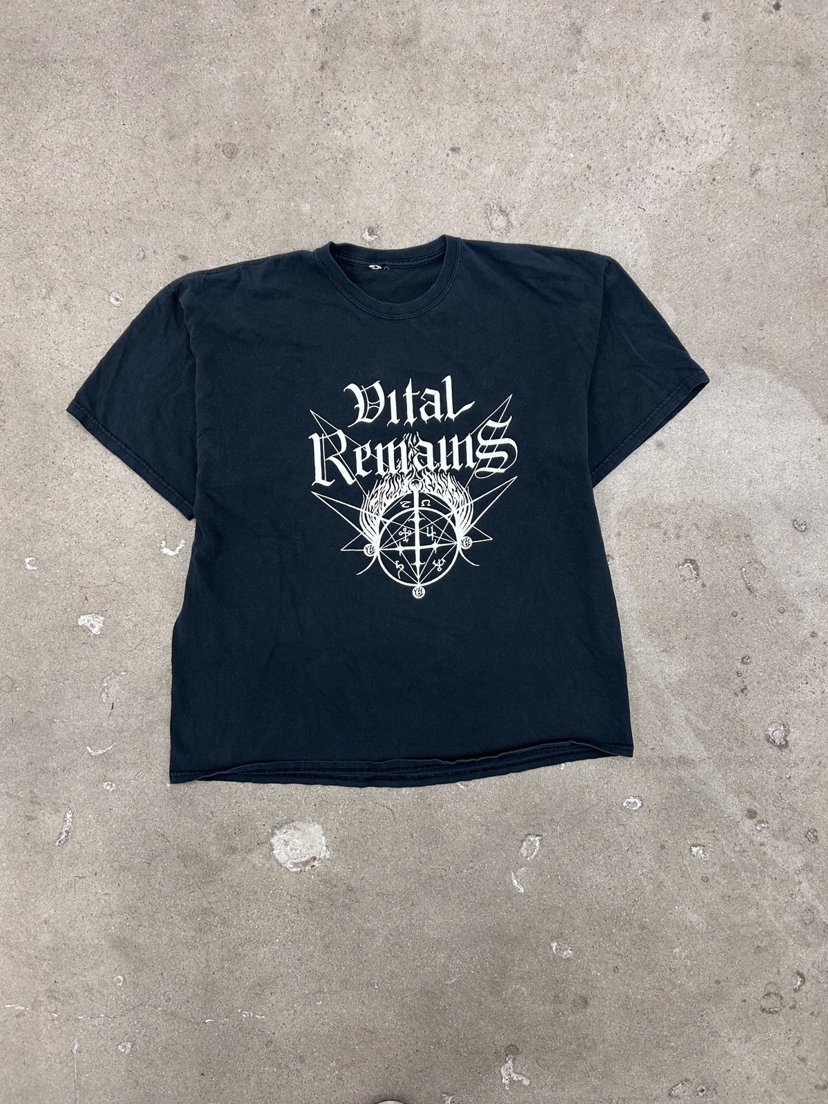 Rare Vintage 90s Vital Remains Logo Death Metal Band … - Gem