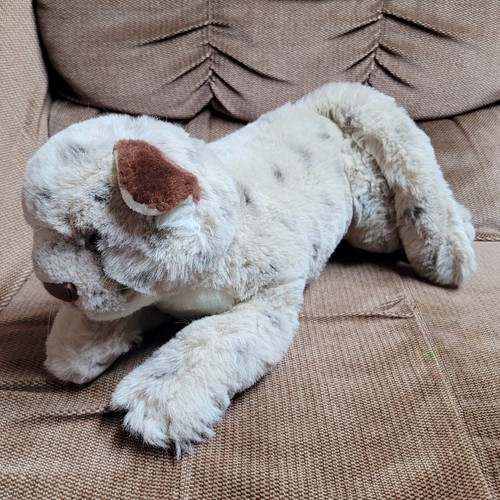 Dakin 1988 19" Leopard Cheetah Big Mountain Cat Plush Realistic Stuffed ...