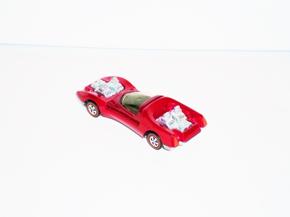 REDLINE HOT WHEELS SUPER-VIBRANT GLOSSY ROSE MOD QUAD MINT BP-PULL NO ...