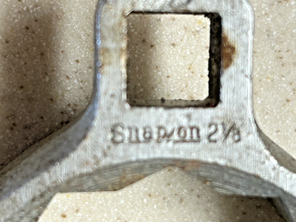 Snap-on Flare Nut Crow Foot 1/2" Drive 12 Point Set 2"-2 1/16-2 1/8-2 1 ...