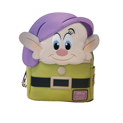 LOUNGEFLY Disney Snow White and the Seven Dwarfs Dopey Cosplay mini ...