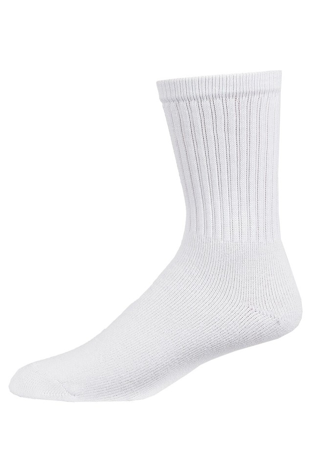 120 Pairs White Solid Color Sock Bulk Cotton Crew Sock Men Women ...