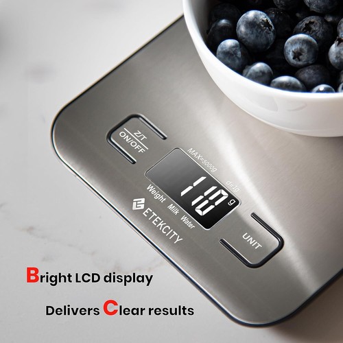 Food Digital Kitchen Scale, Stainless Steel | eBay