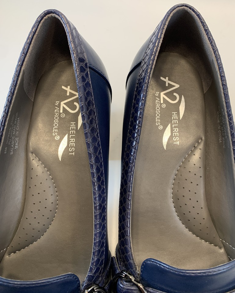 Aerosoles A2 Heelrest Women's 8M Shoes Blue Pumps | eBay
