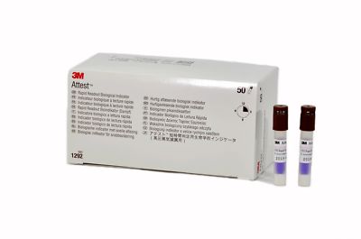 3M ESPE 1292 Attest Rapid Readout Steam Biological Indicators Brown 50 ...