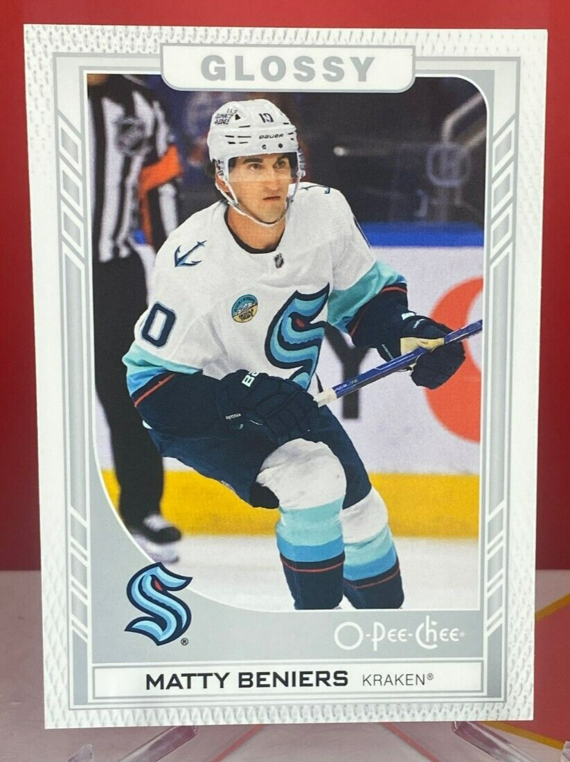 2023-24 Upper Deck Series 2 Two Matty Beniers O-Pee-Chee Glossy #R-33 Seattle | eBay
