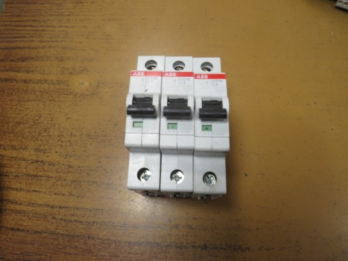 abb s201m-c4 circuit breaker breakers 3 pcs | eBay