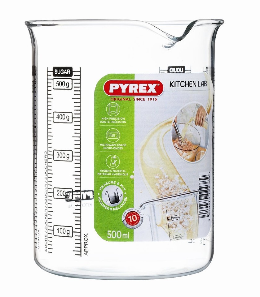 Pyrex Kitchen Lab Measure and Mix Beaker | eBay UK