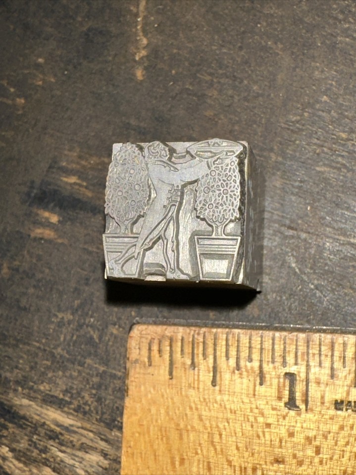 Print Block “ Butler / Servant “ Lead Face, Nice Details! | eBay