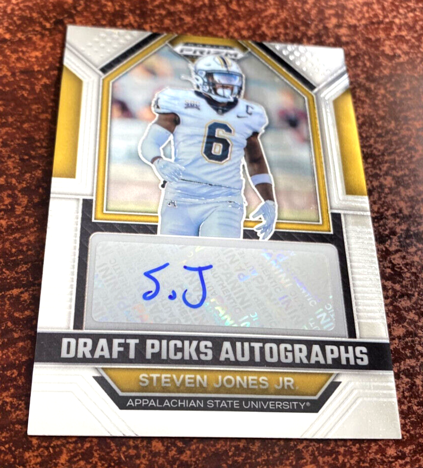 2023 Prizm DP STEVEN JONES JR. Autographs Rookie Auto Rookie RC App St ...
