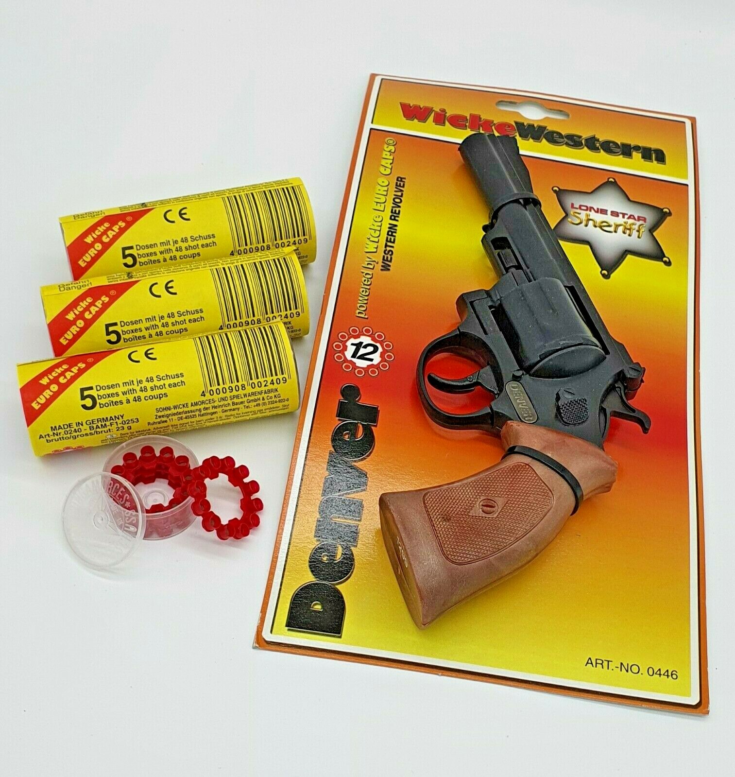 Sohni-Wicke 12-Schuss Revolver Denver + 720 Schuss Munition Pistole ...