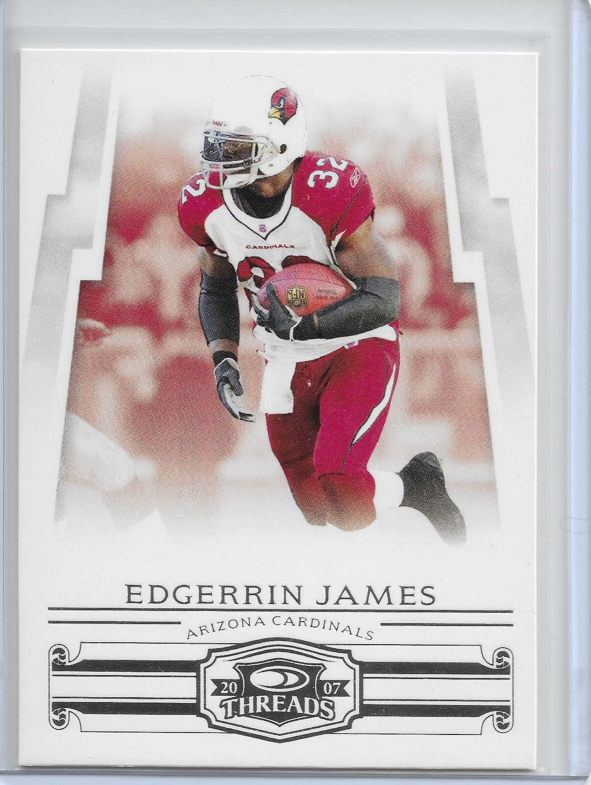 2007 Donruss Threads Football Edgerrin James Card # 57 Arizona ...
