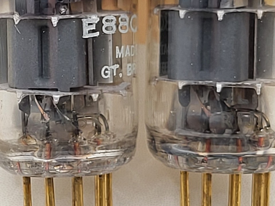 Mullard E88CC/01 = CV2493 (Mil. Spec E88CC) Matched Pair - Mitcham '71/'73 7L1 | eBay