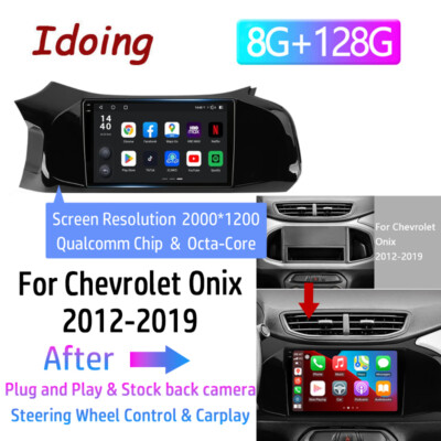 Car Radio For Chevrolet Onix 2012-2019 Carplay GPS Navigation ...