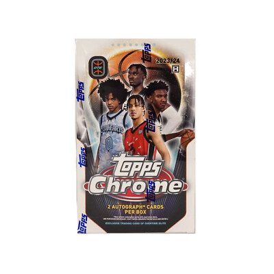 2023-24 Topps Chrome Overtime Elite (OTE) Basketball Hobby Box ...