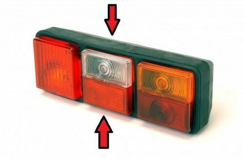 Genuine Rubbolite Multifunction Rear Lamp with Reverse Light 12/24v ...