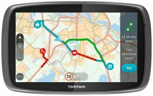 TomTom Go 6100 SATNAV With World UK & Roi Lifetime Maps 4fl60 Rf2375 ...