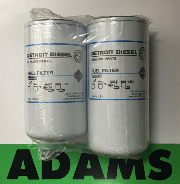 Genuine Detroit Diesel Primary & Secondary Fuel Filter Kit - 23530706 ...