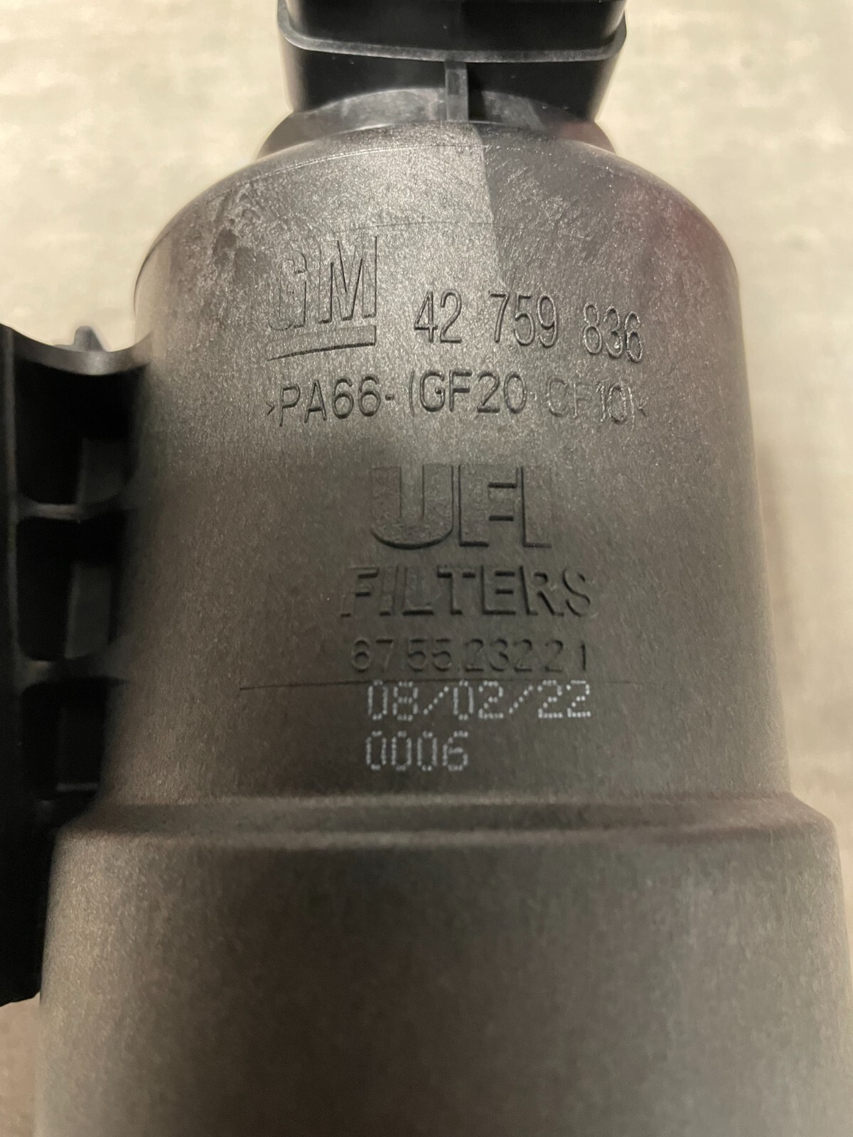 Genuine Vauxhall Mokka Inc X Fuel Filter Assembly 95286876 95931351 for ...