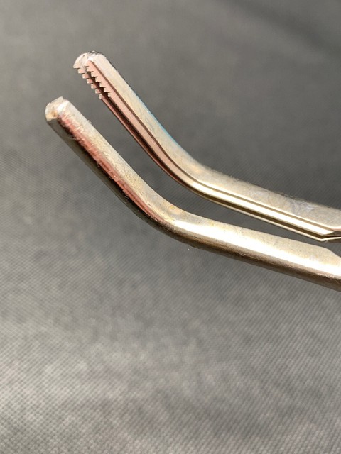 ZSI Zeppelin Z-Clamp Hysterectomy Forceps Z16178GYL 12" Angled Shaft ...