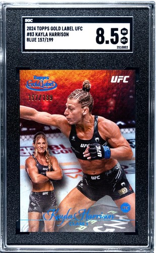 2024 Topps Gold Label UFC - Kayla Harrison #83 Class 1 Blue /199 SGC 8. ...