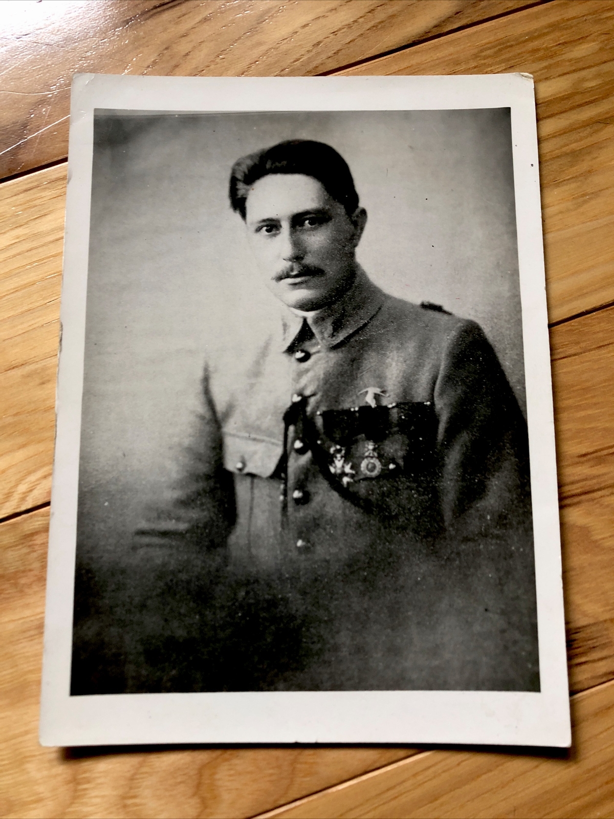 Older Photo WW1 French Ace Fighter Pilot Renee Pierre Marie Dorme 4X 6 ...