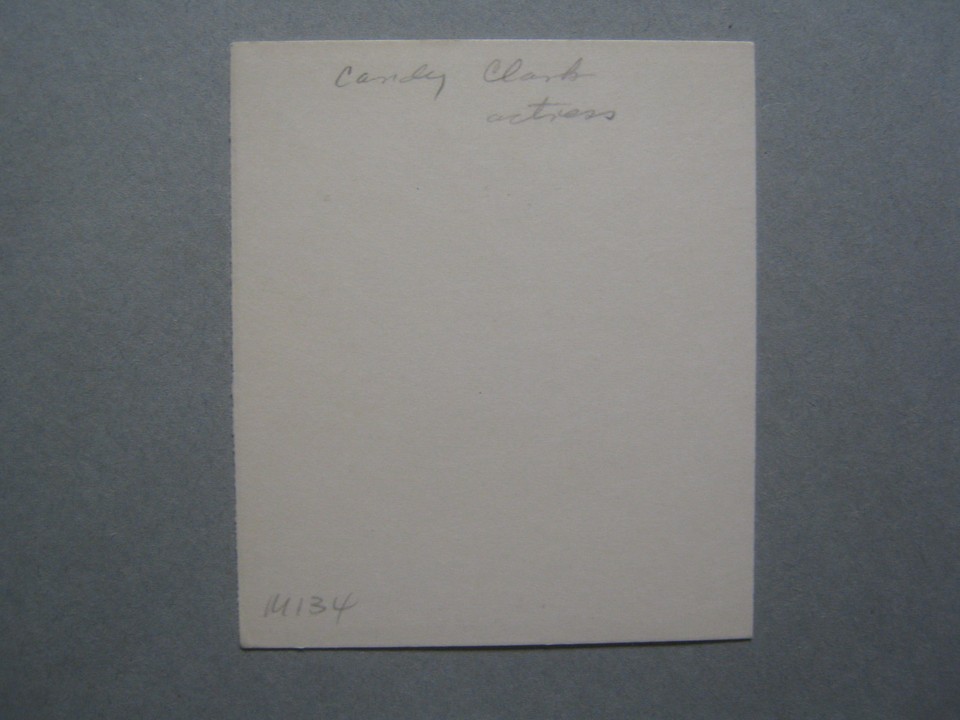 CANDY CLARK ("AMERICAN GRAFFITI/DEBBIE DUNHAM") Signed 3 1/4 x 3 3/4 ...