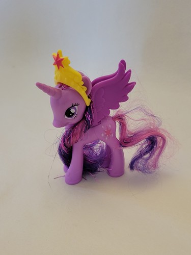 My Little Pony G4 Princess Twilight Sparkle Crown Tinsel Brushable Mlp ...