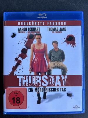 THURSDAY (Blu-Ray Region Free) Aaron Eckhart Thomas Jane | eBay