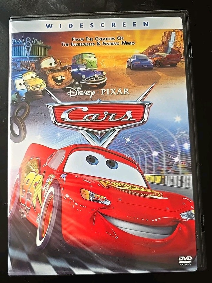 Cars (DVD, Widescreen, Disney Pixar, 2006) - Comes With Original Sleeve ...