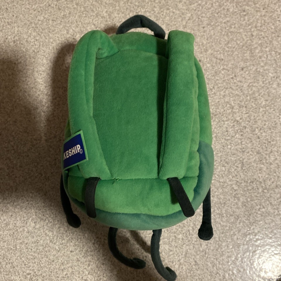 Makeship Liam Backpack Cheesy HFJ Plush Green Toy 7" Limited Edition | eBay
