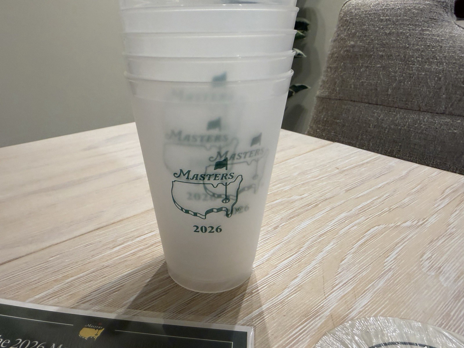 Taste of the Masters 2026 Tournament Golf Souvenirs - Cups, Coasters ...