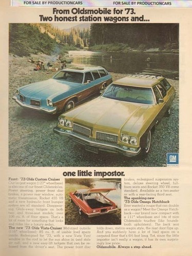 1973 Olds Oldsmobile Vista Cruiser - Classic 10x13 Vintage ...