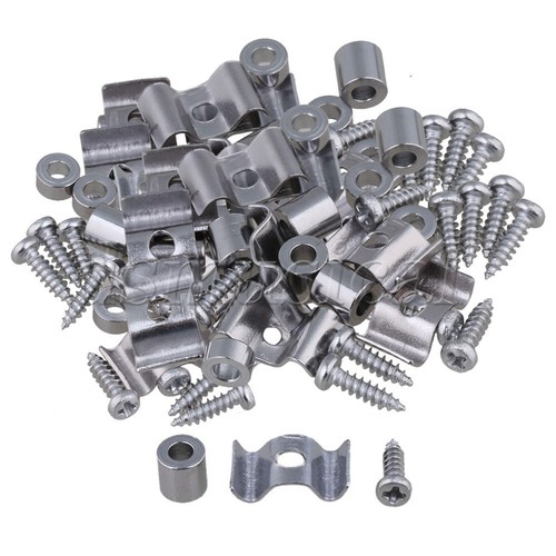 100Pieces Zinc Alloy Guitar String Tree Guide Retainer Spacer 0.43Inch ...