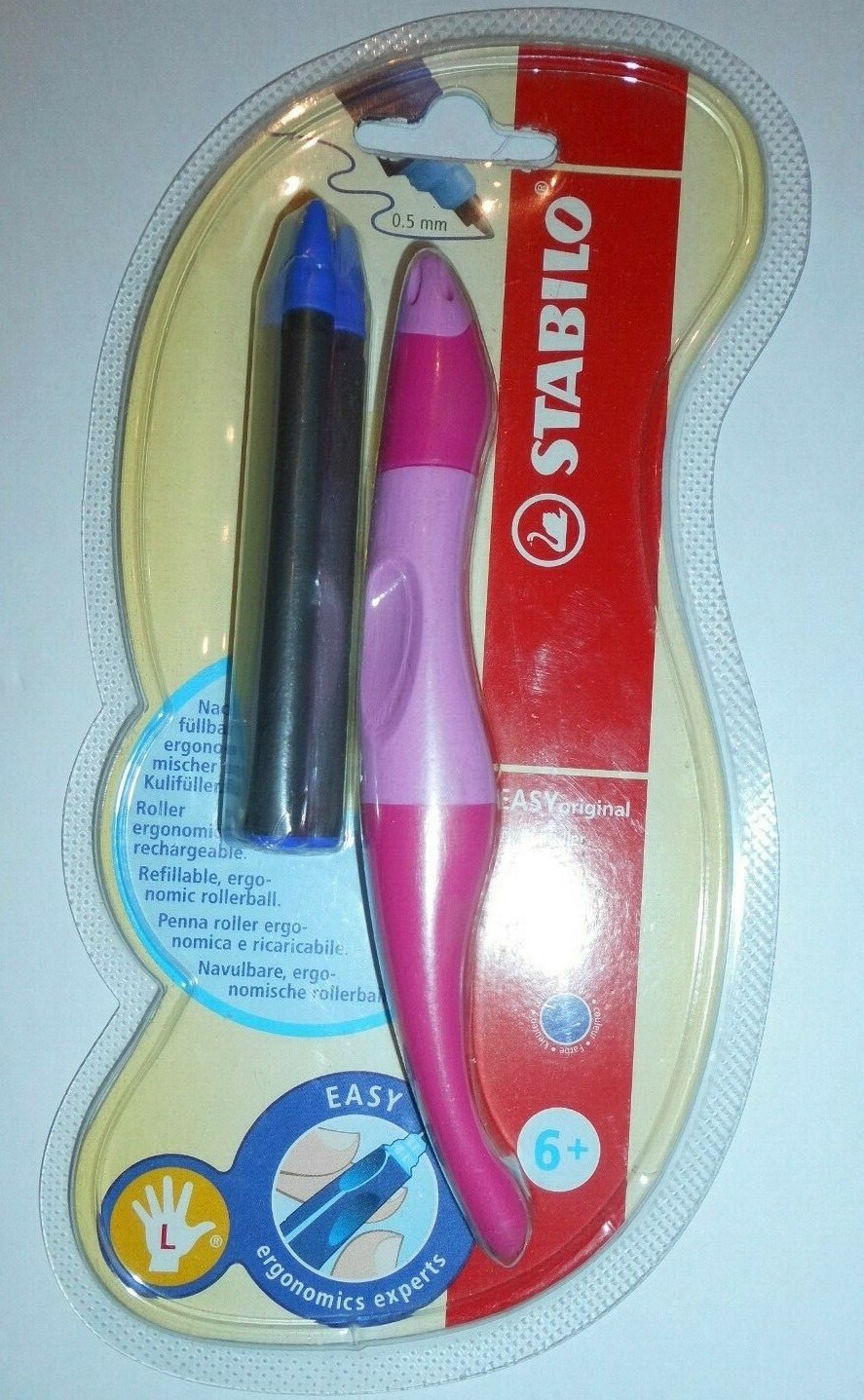 Stabilo Easy Grip Original Right Hand Rollerball Blue Pen for sale ...