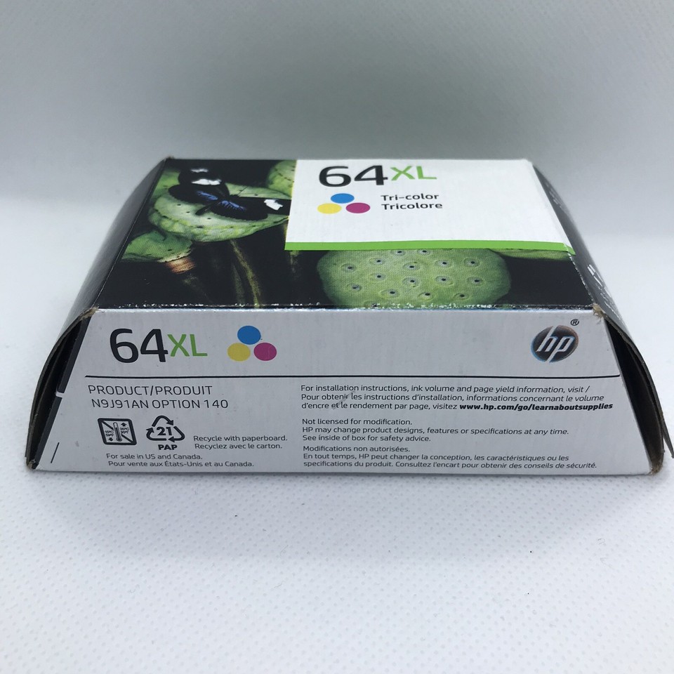 2026 2027 Genuine HP 64XL Tri-Color High Yield Ink Cartridge Genuine ...