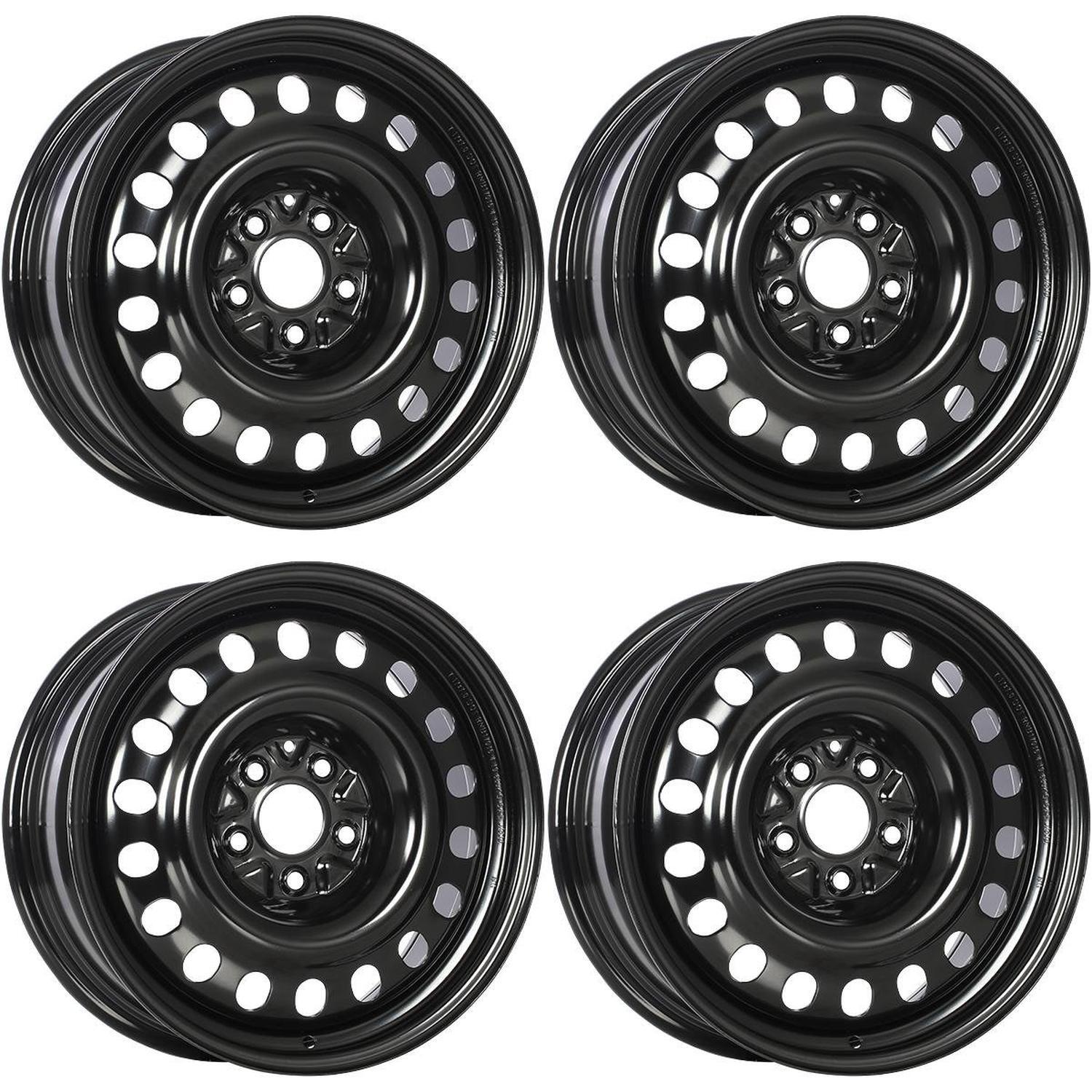 Set of 4 17in Black Steel Wheel Rims for Honda HR-V, RB599NV 5x114.3 ...