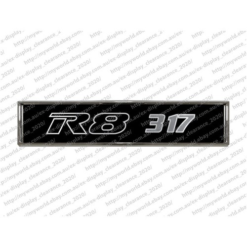 #2114 BADGE TO SUIT HOLDEN R8 317 COMMODORE CHROME CAR EMBLEM | eBay