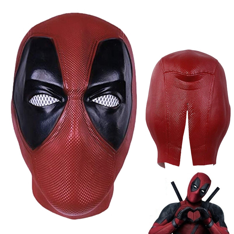 Cosplay Deluxe Deadpool Full Face Mask Halloween Accessories Adults ...