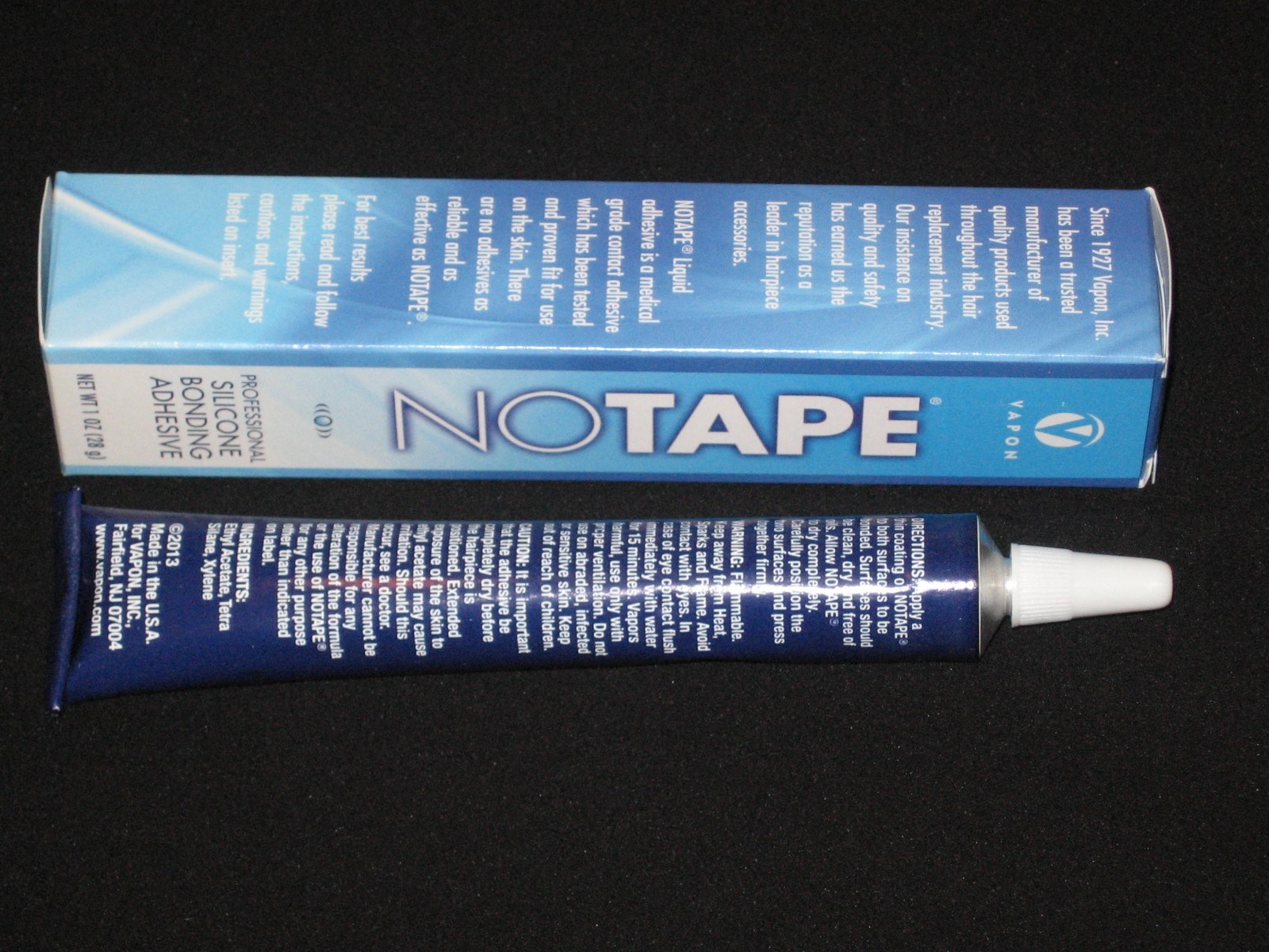 VAPON NO TAPE 1.0 OZ BONDING ADHESIVE GLUE TUBE ~Lace Wigs,Toupee ...