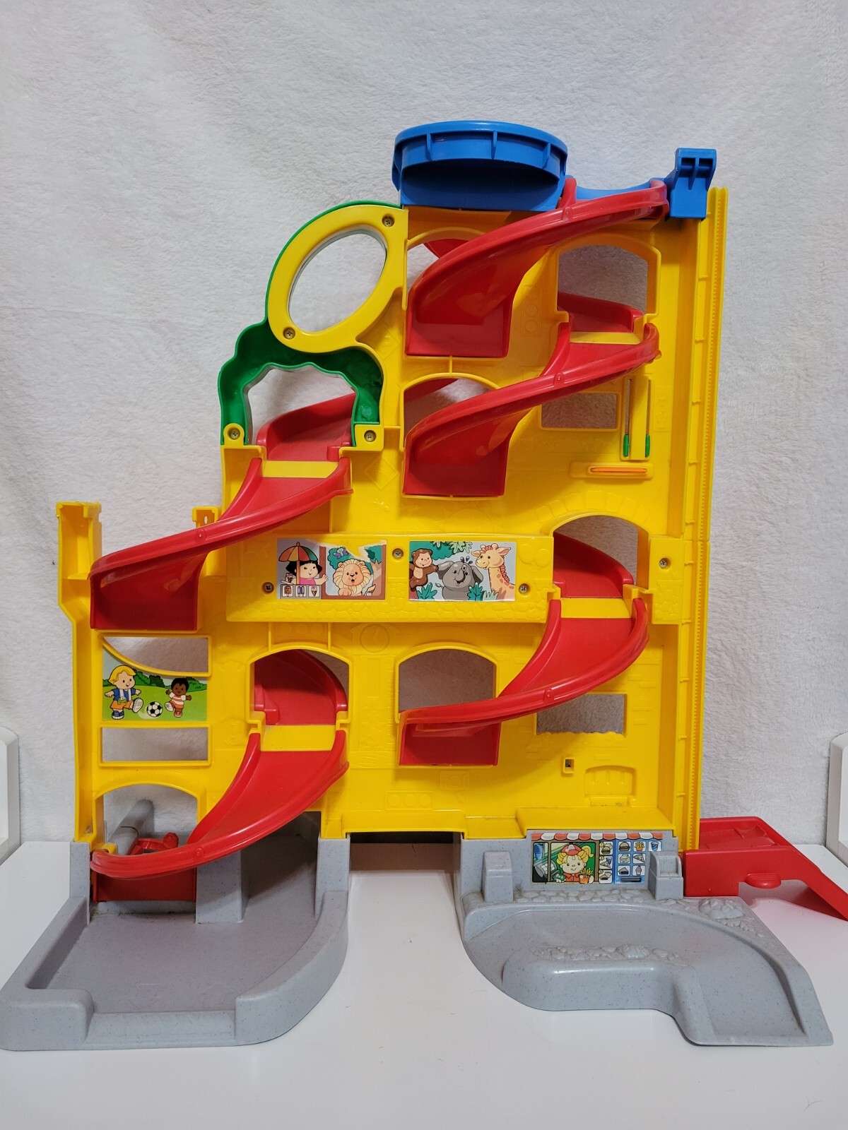 Vtg Fisher-Price Little People Wheelies Stand 'N Play Rampway Used As ...