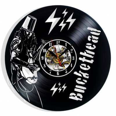 Buckethead Vinyl Wall Clock Records Decor Gift Birthday Holiday Home ...