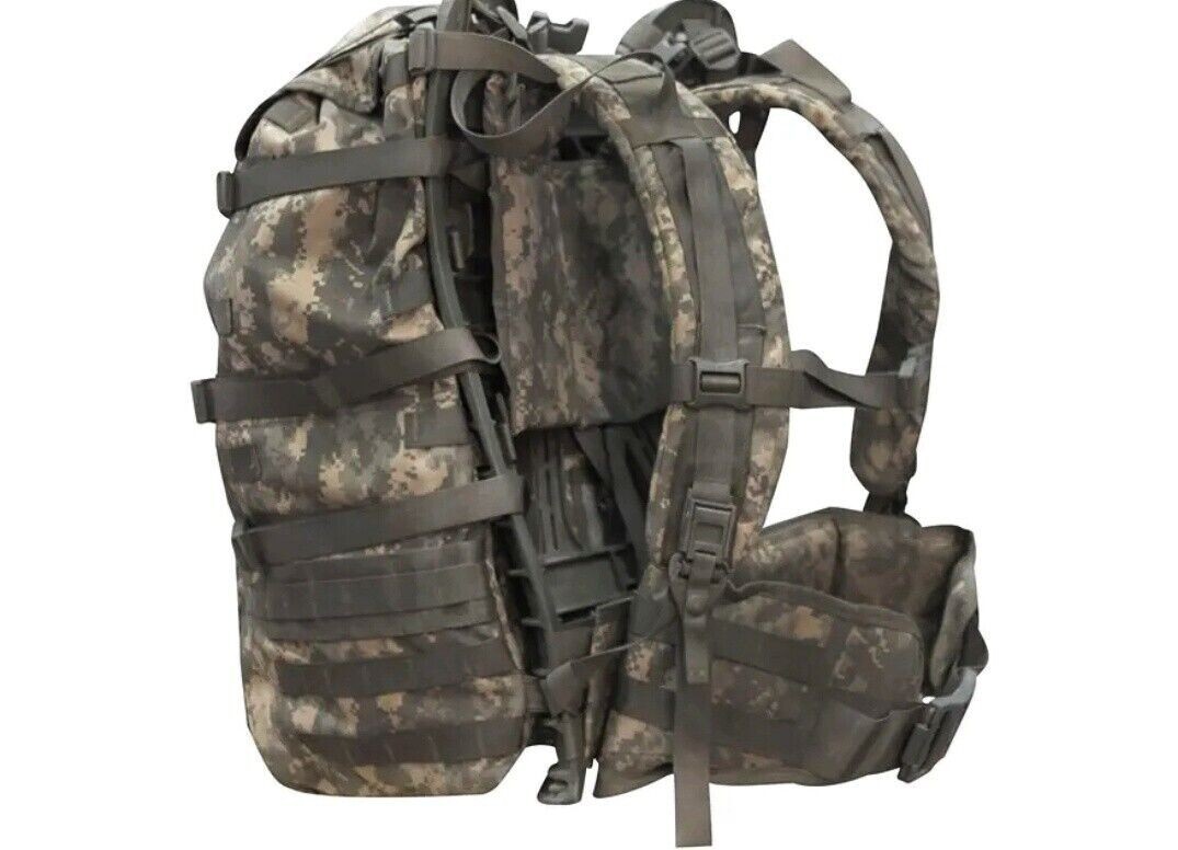 US MILITARY MOLLE II Large Rucksack Field Pack Complete Frame Pouches ...