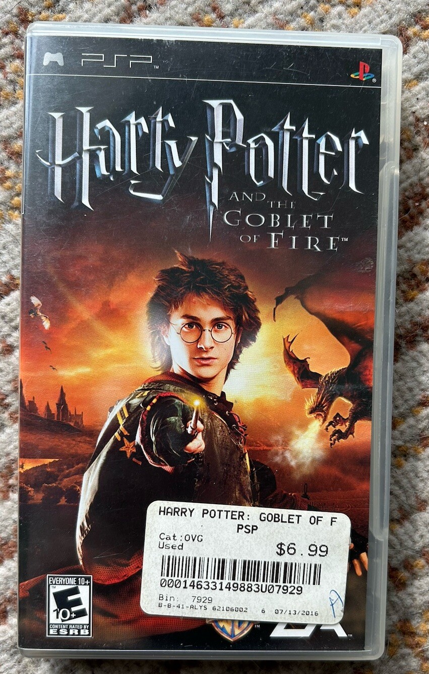 Harry Potter And The Goblet Of Fire PSP Game And Manual Tested ...