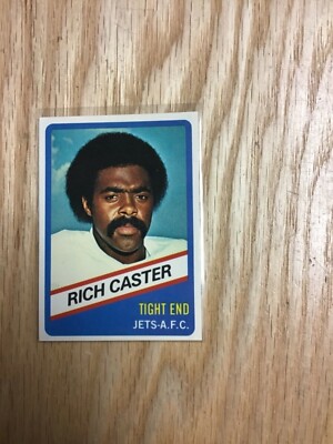 1976 Topps Wonder Bread Rich Caster New York Jets Card #6 | eBay