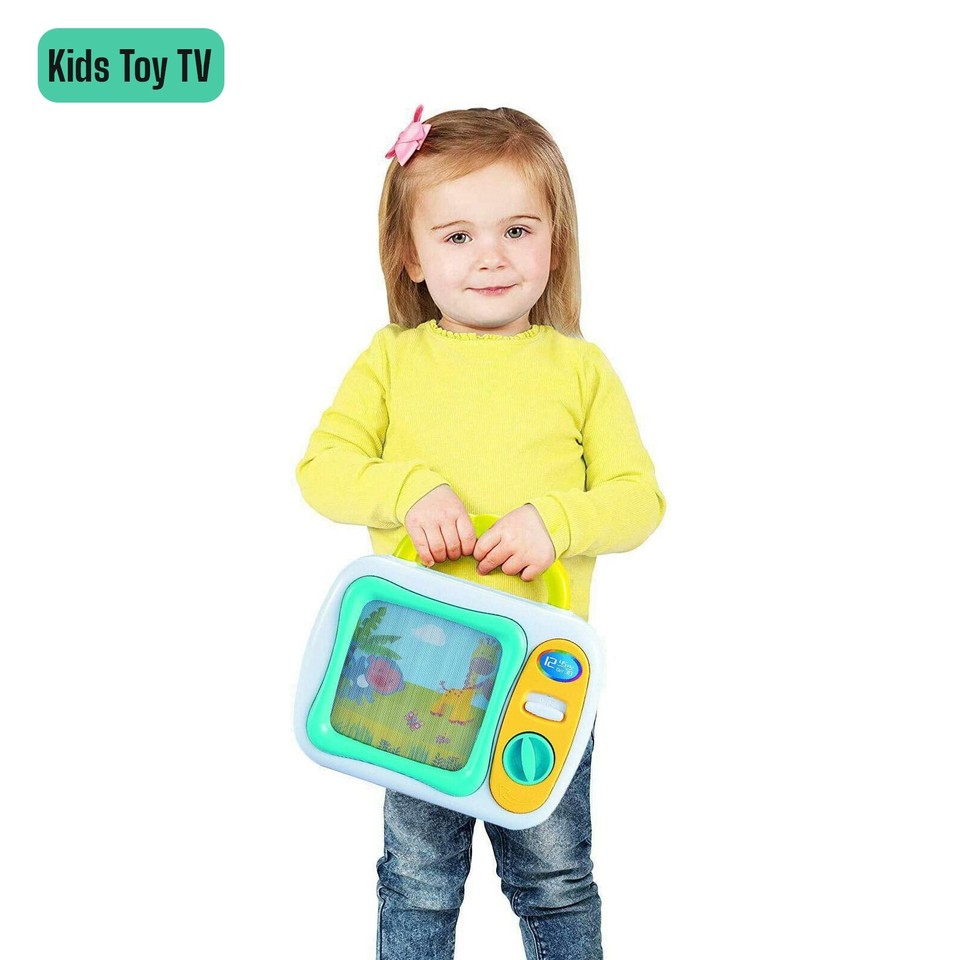 Baby Toddler Wind Up Musical TV Activity Toy 12 Months Kids Toy Tv ...