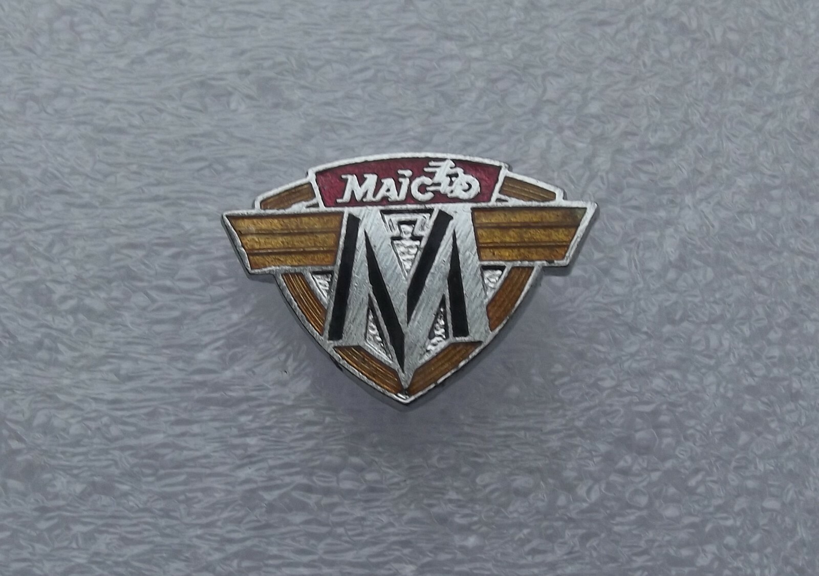 MAICO S1 490 440 400 MOTO-X MOTOCROSS EMBLEM PIN BADGE 70s-80s NOS ...