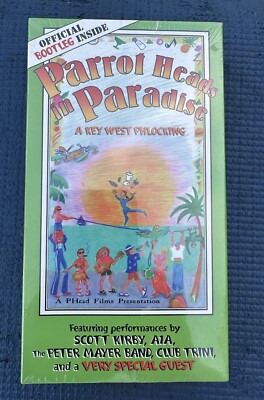 Parrot Heads In Paradise ~ A Key west Phlocking (VHS) RARE- Jimmy ...