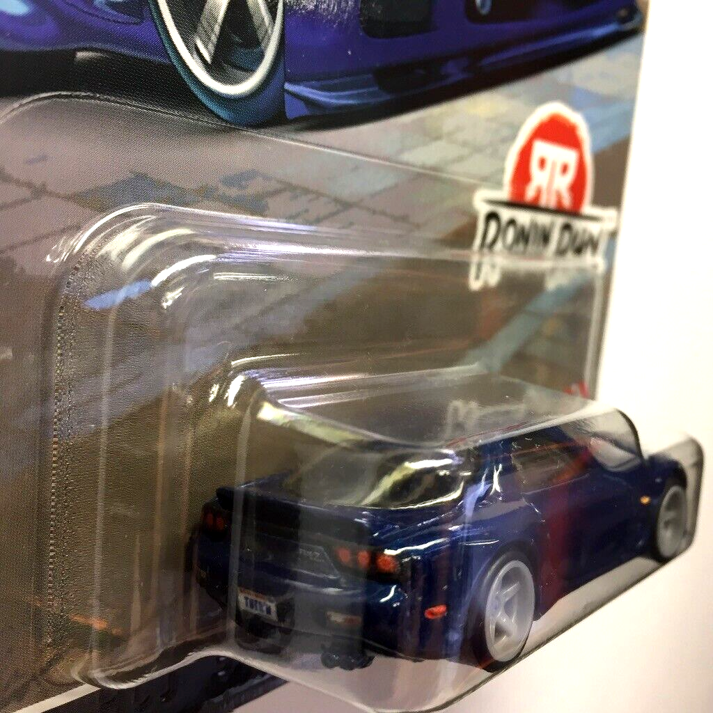 NEW Hot Wheels 95 Mazda RX7 Blue Rotary No 1 Ronin Run Car Culture ...